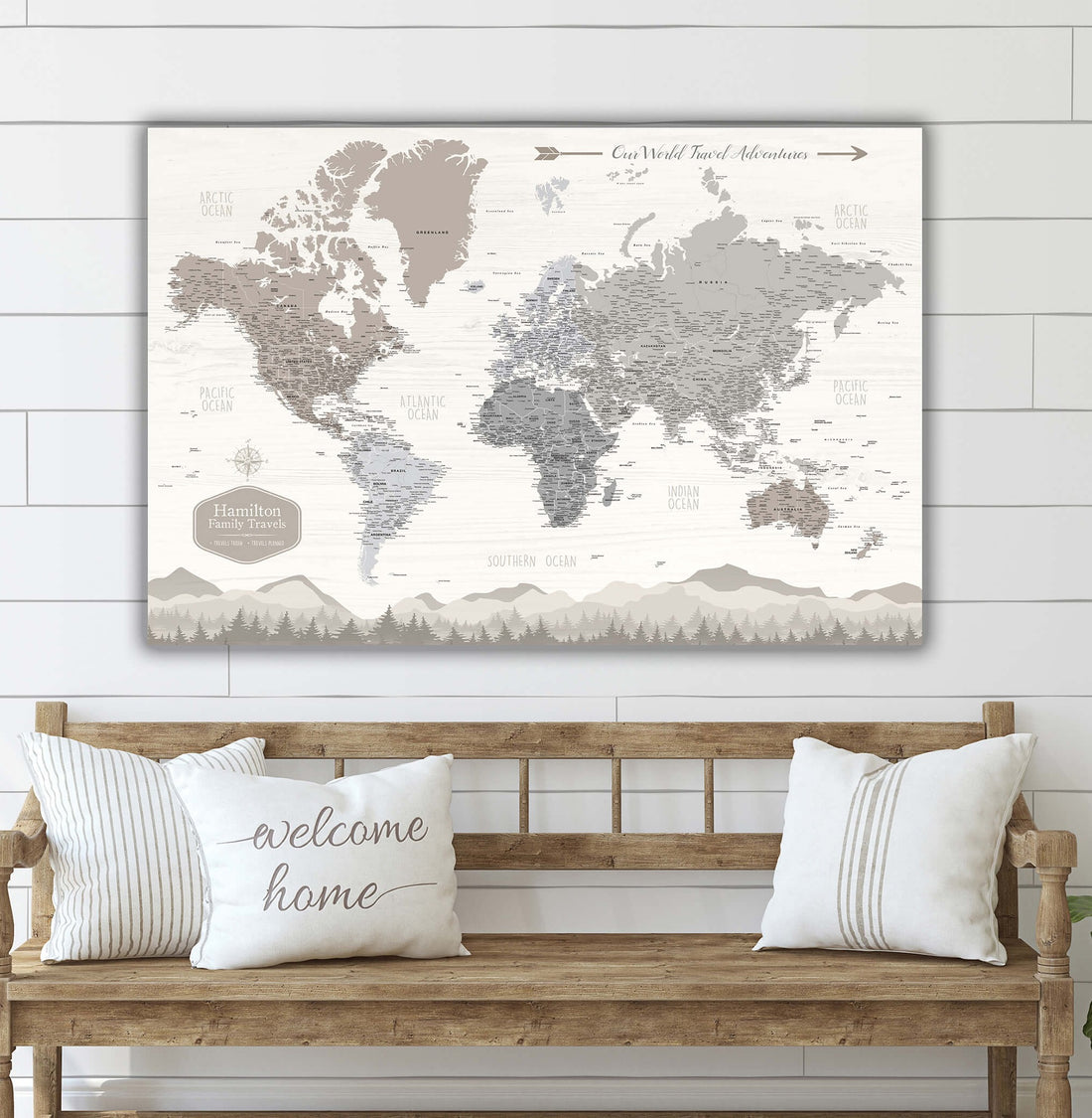 Push Pin World Travel Maps with Pins – Page 2 – Holy Cow Canvas