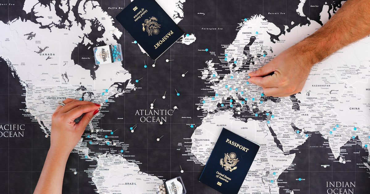 Matching World & USA Maps – Page 3 – Holy Cow Canvas