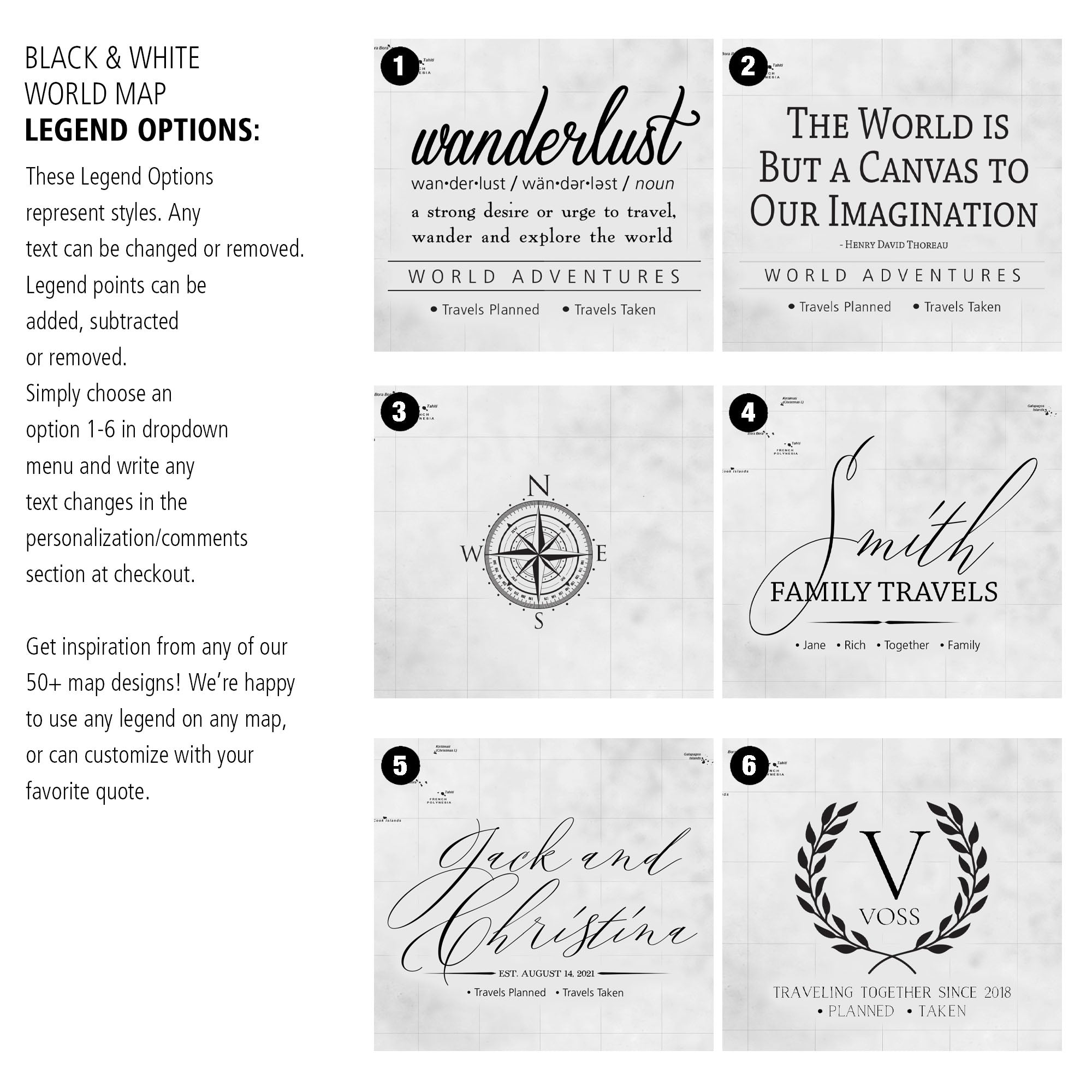 World Map Legend Symbols