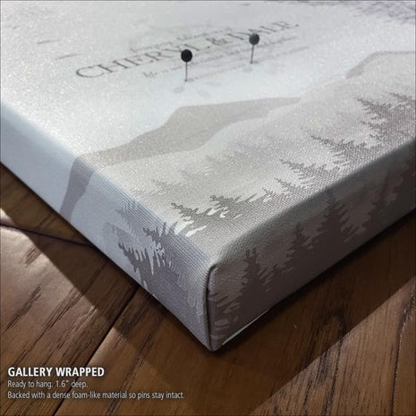 Farmhouse Personalized Push Pin World Map – Holy Cow Canvas