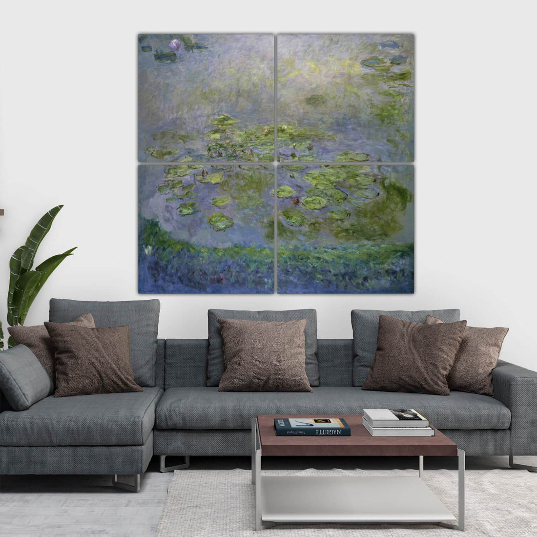 Monet Water Lilies Canvas Wall Art | Holy Cow Canvas