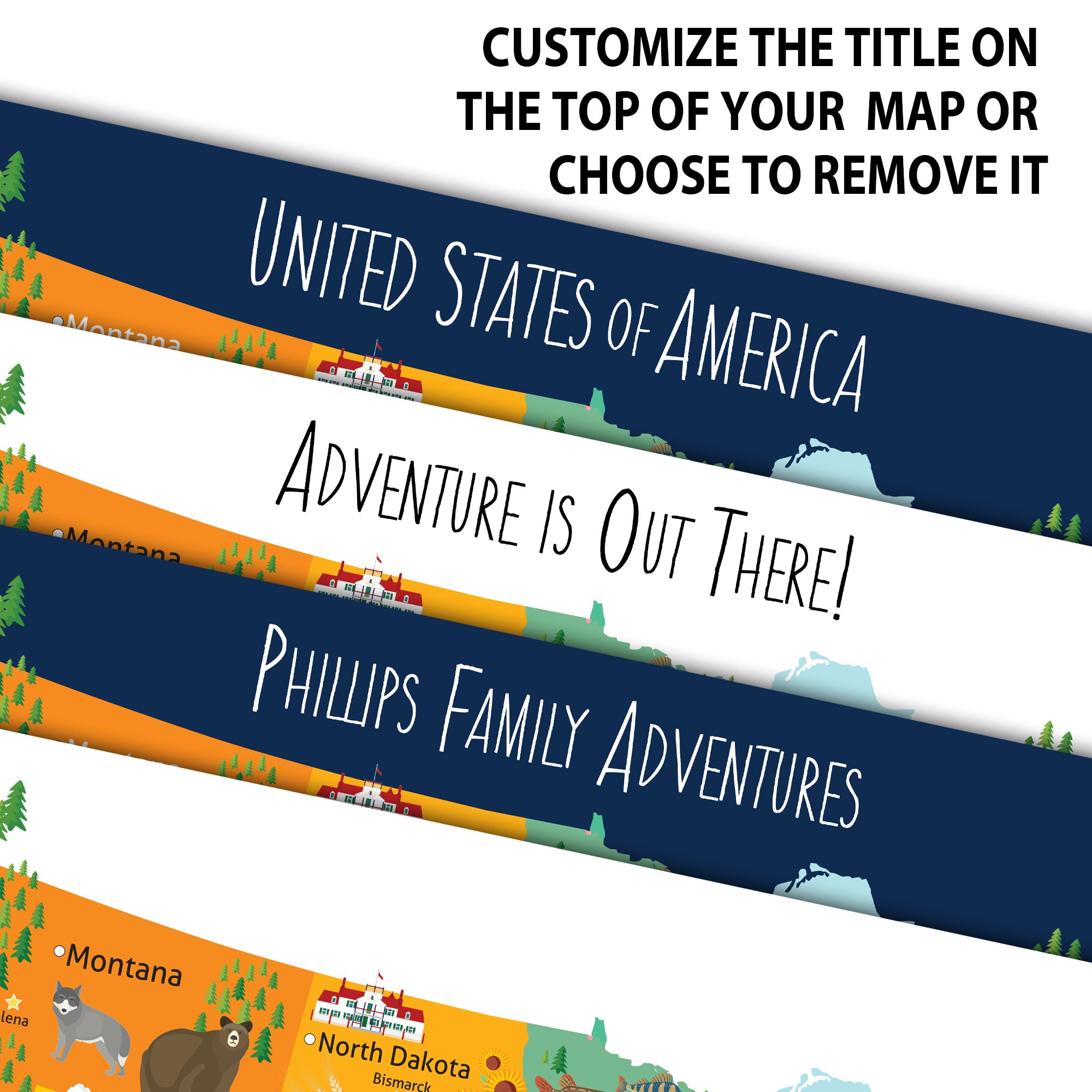 Map Title For Kids